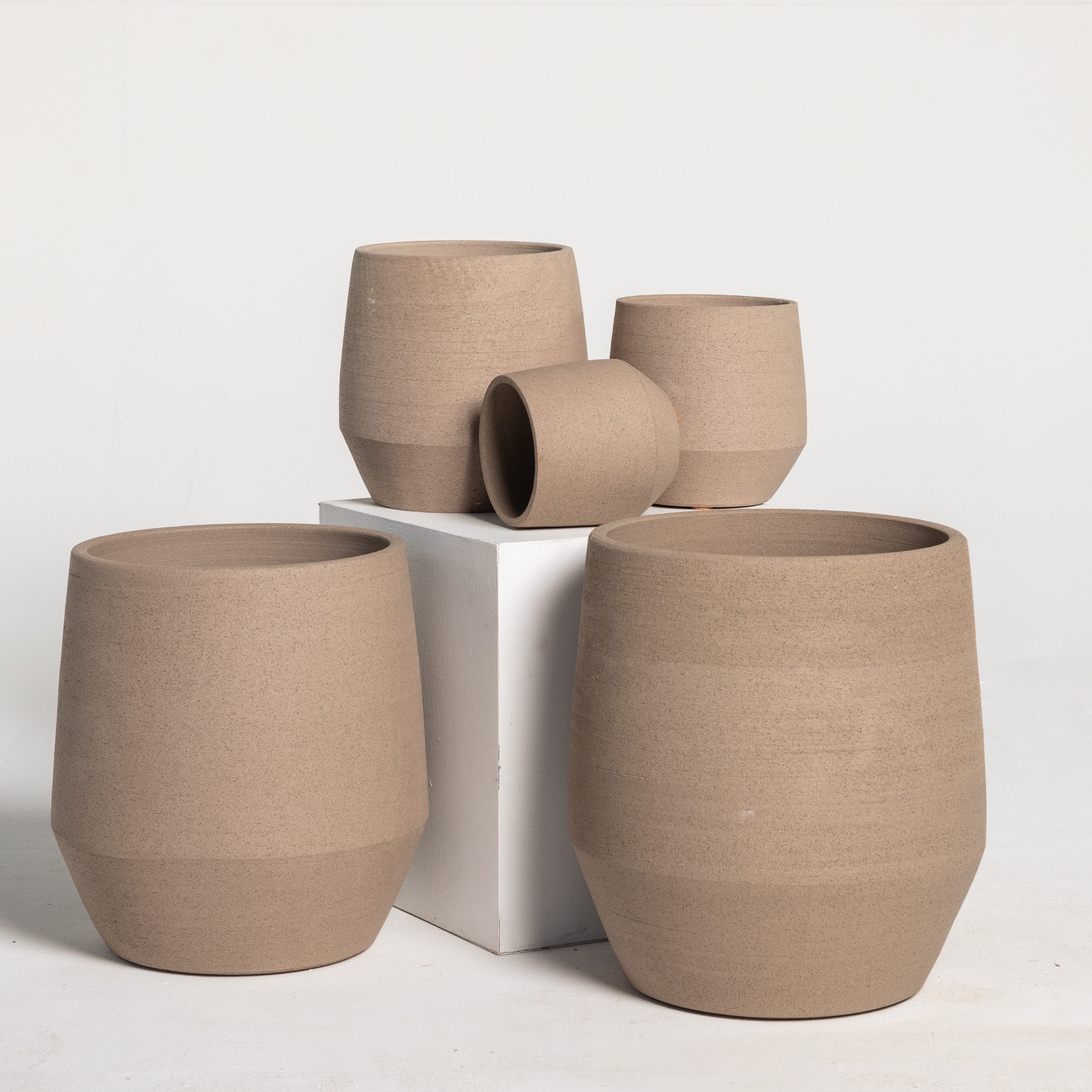 Indoor pot Humus - Concrete | The Palm Centre