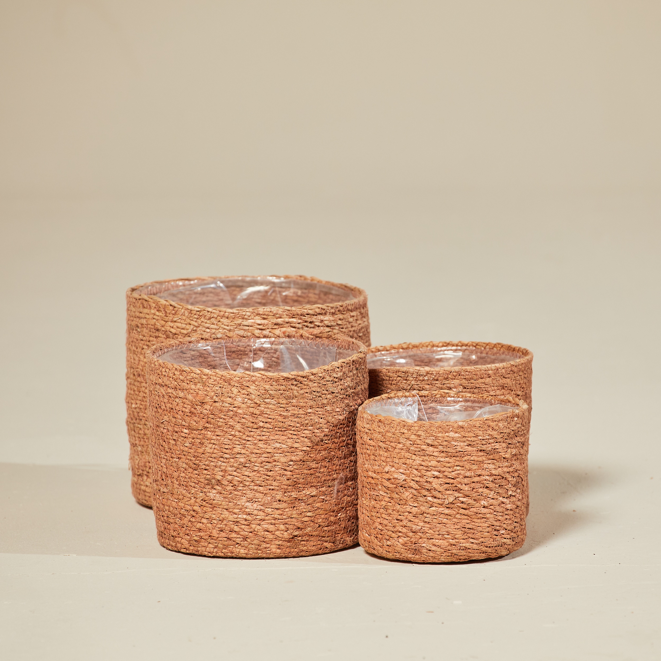 Indoor pot Stef Straight Side - Natural | The Palm Centre